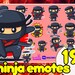 Ninja Emotes | Ninjatwitch Emotes | Halloween Twitch Emotes | Japan ...