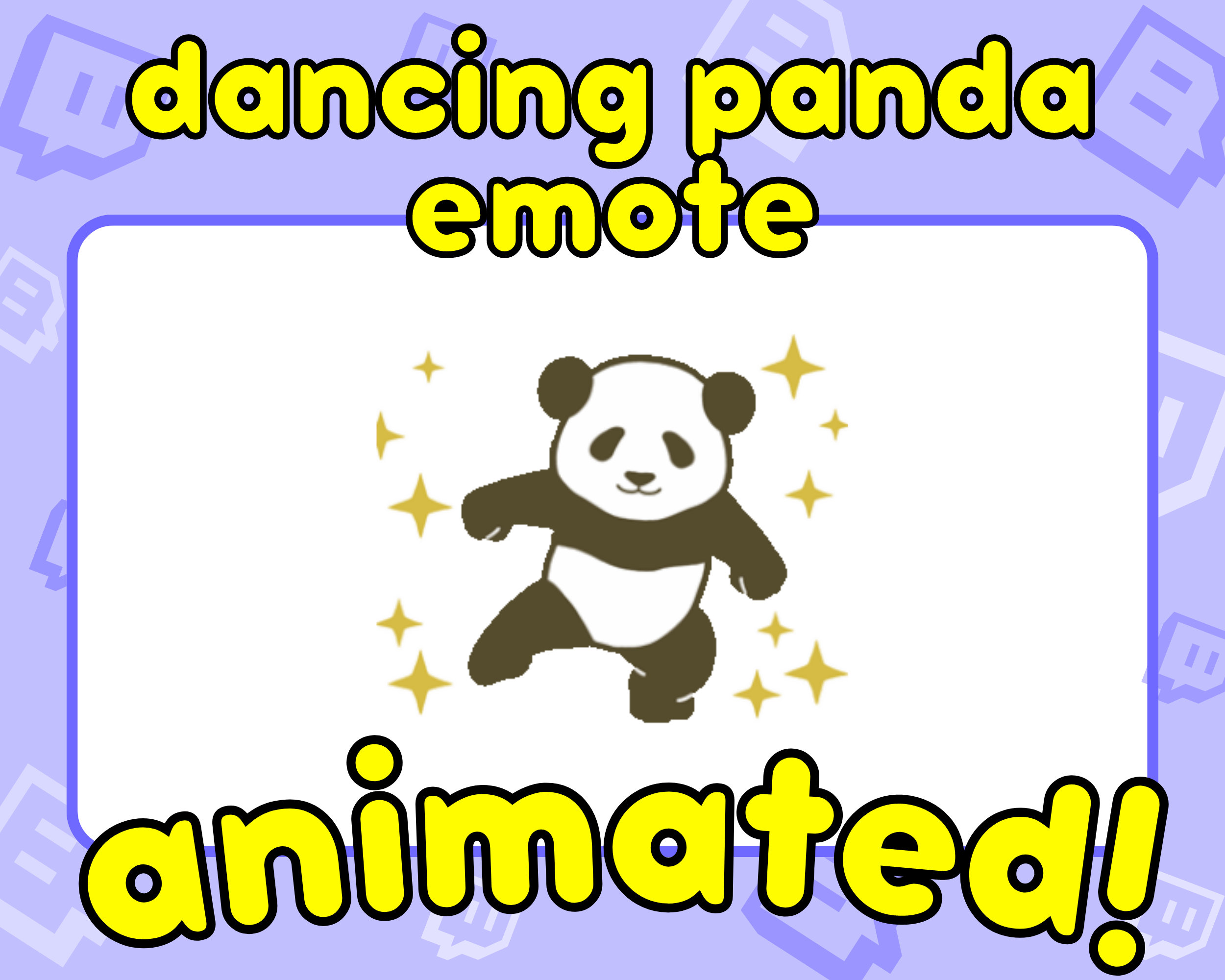 Dancing Panda Emote Funny Panda Emote Dancing Twitch Emote - Etsy