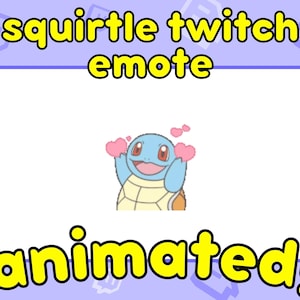 Squirtle Emotes, Squirtle Twitch Emotes, Animated Squirtle Emotes ...