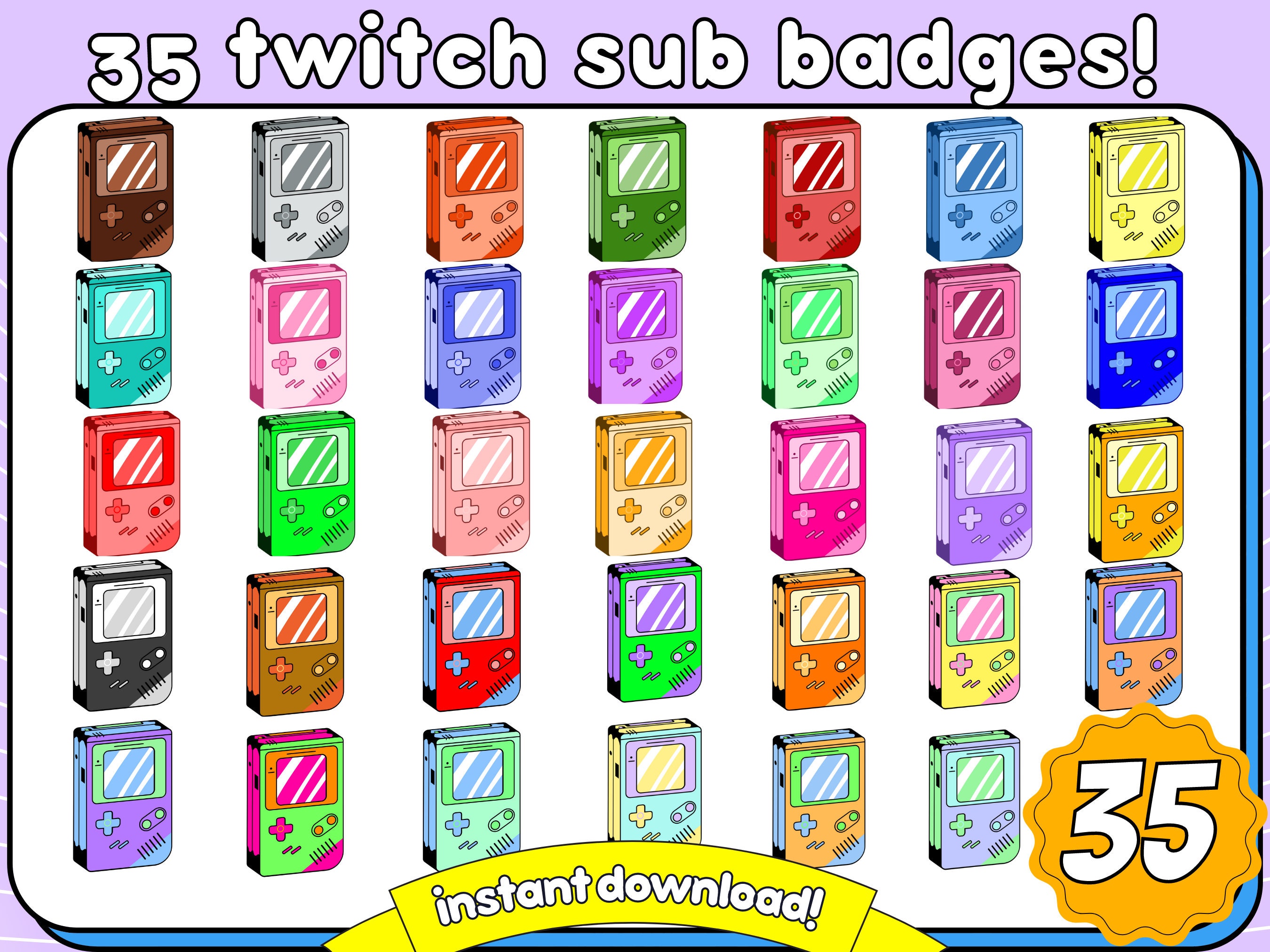 Console Sub Badges Twitch, Retro Sub Badges, Gaming Sub Badges, Game ...