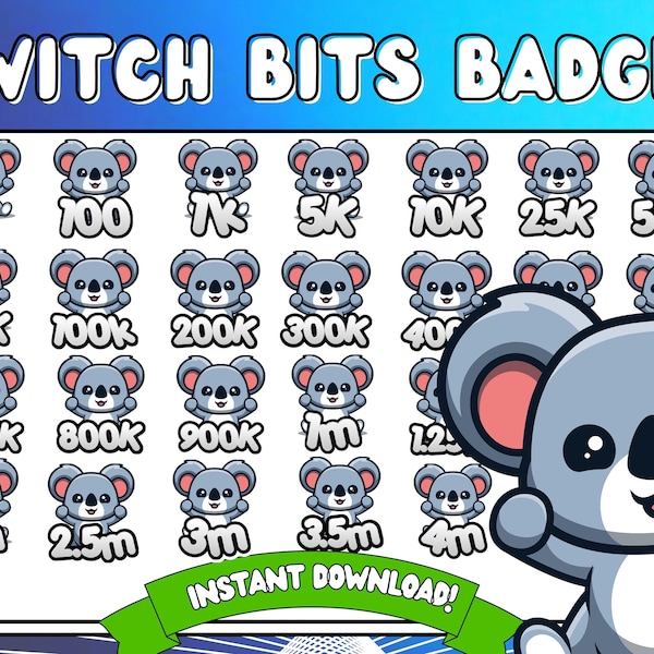 Bit Tier Emotes - Etsy