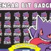 Pokemon Bit Badges, Gengar Twitch Bits Badges, Gengar Bit Badges ...