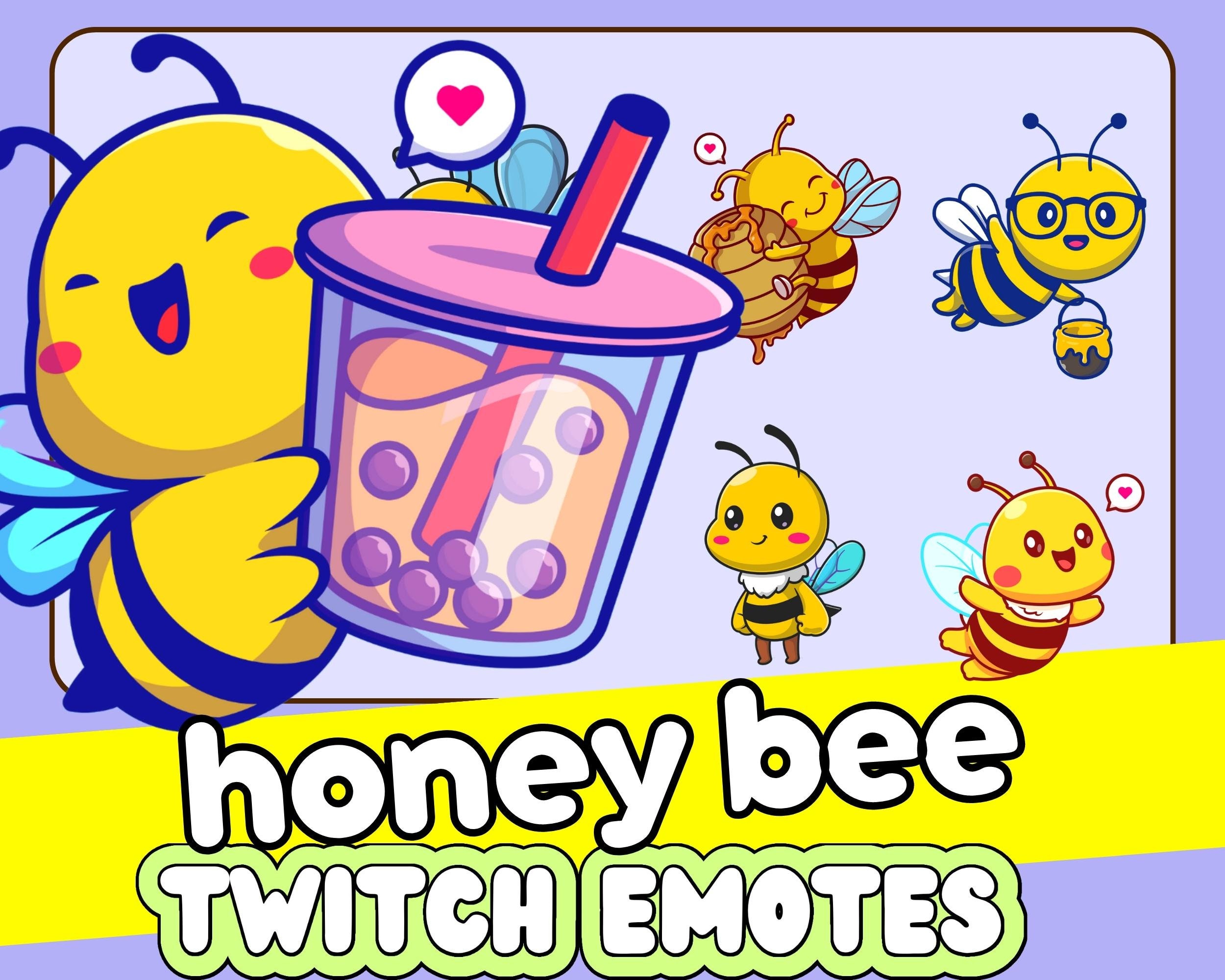 Bee Emotes, Honey Bee Emotes, Bumblebee Twitch Emotes, Bumble Bee ...