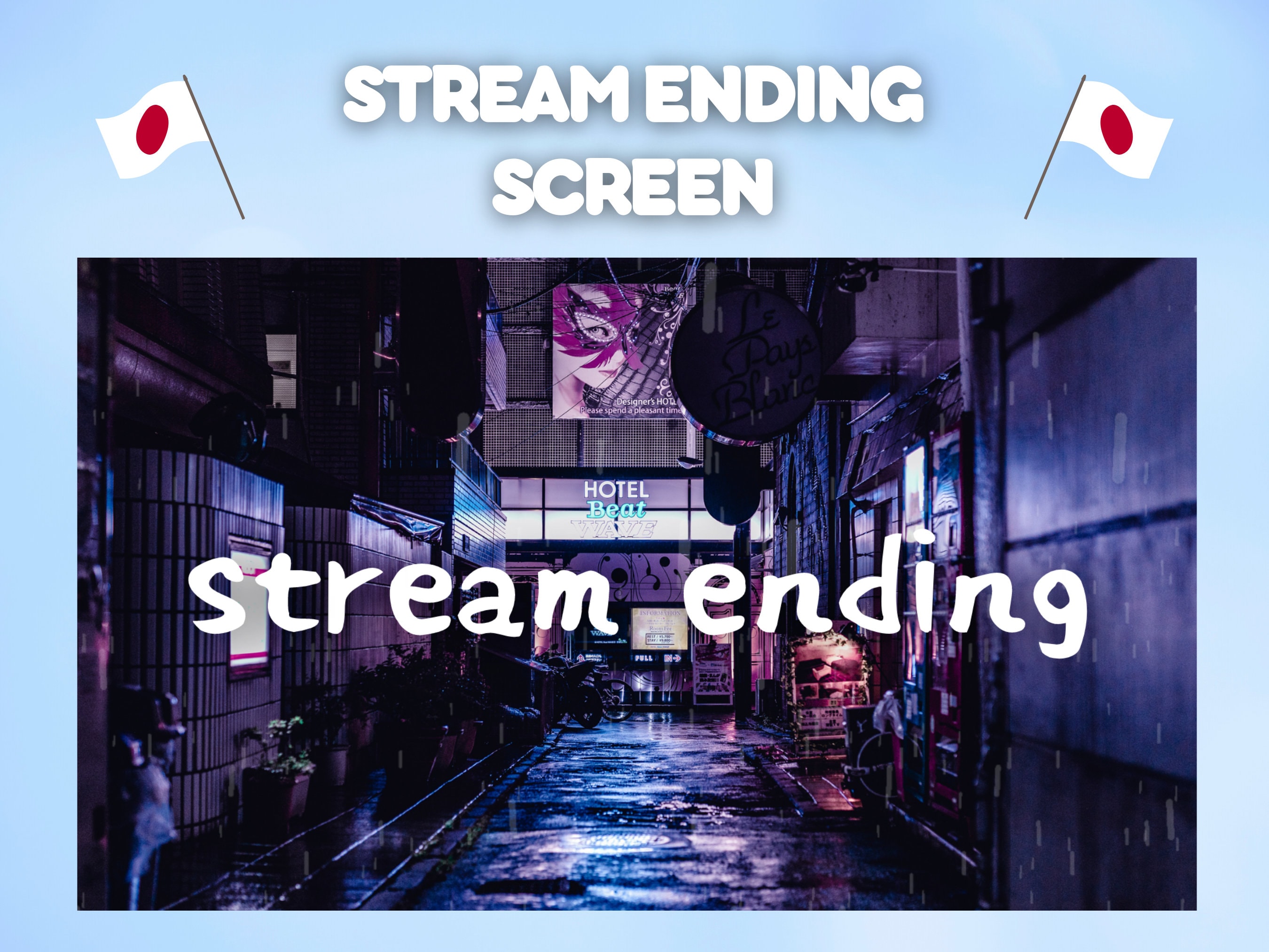 Japan Twitch Screen Starting Screen Twitch, Japan Animated Be Right ...