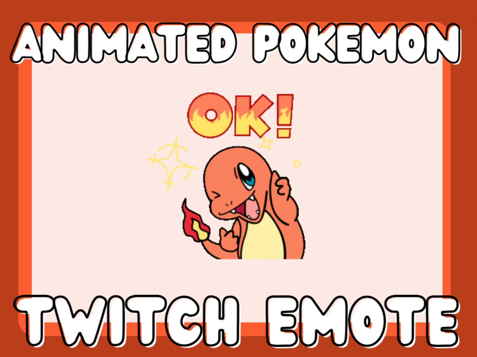 Pokemon Animated Emote, Charmander Twitch Emote, Pokemon Emotes ...