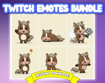 Twitch Emotes Horse - Etsy