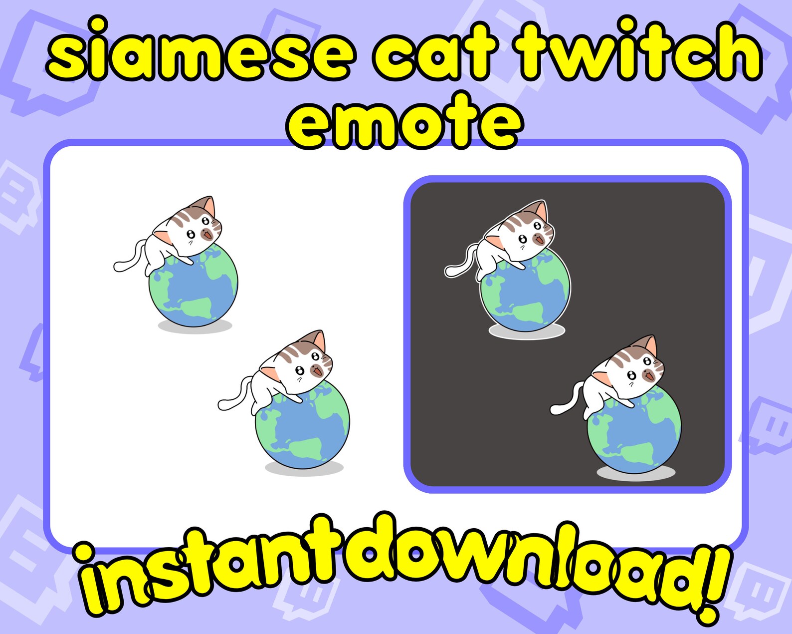 Funny Cat Emote, Cats Emotes Twitch, Cute Cat Emote, Black Cat Twitch ...