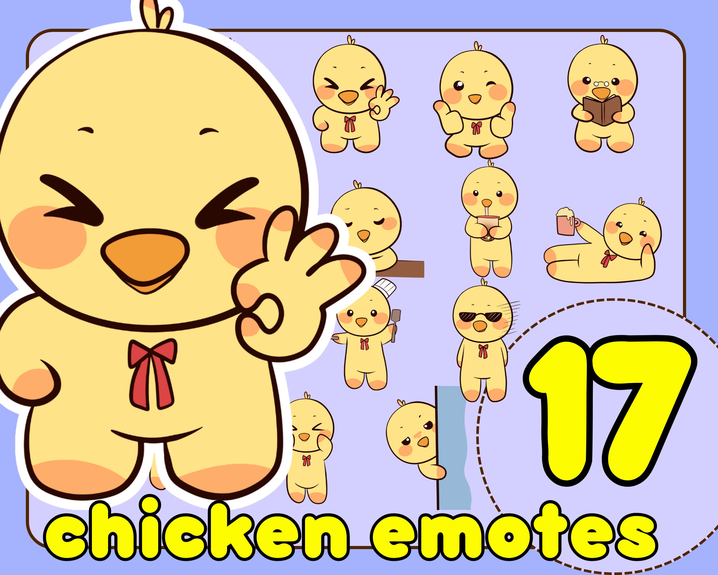 Chicken Twitch Emotes Chick Emotes, Baby Chicken Emotes, Bird Emotes ...
