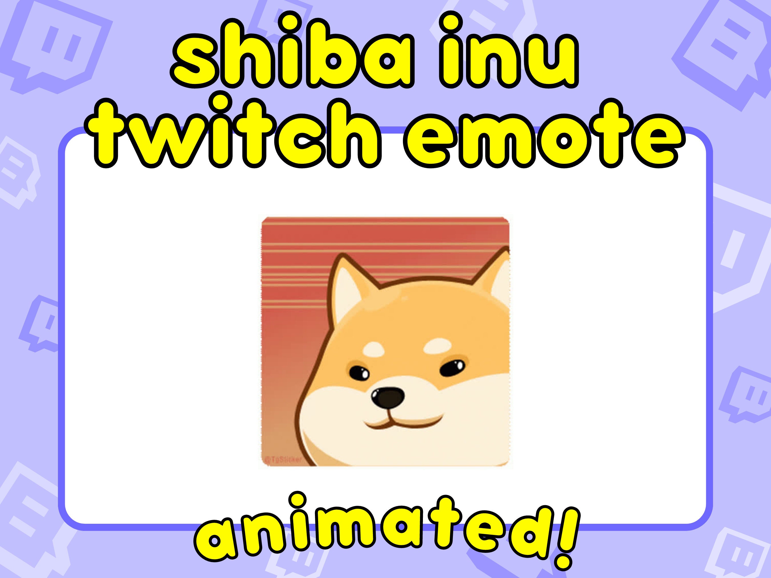 Funny Animated Shiba Inu Emote, Cute Shiba Inu Emote, Cute Shiba Dog ...