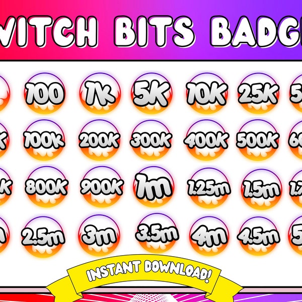 Twitch Bit Tier Emotes - Etsy UK