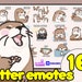 Otter Twitch Emotes Bundle, Otter Emotes Megapack, Cute Otter Emote ...