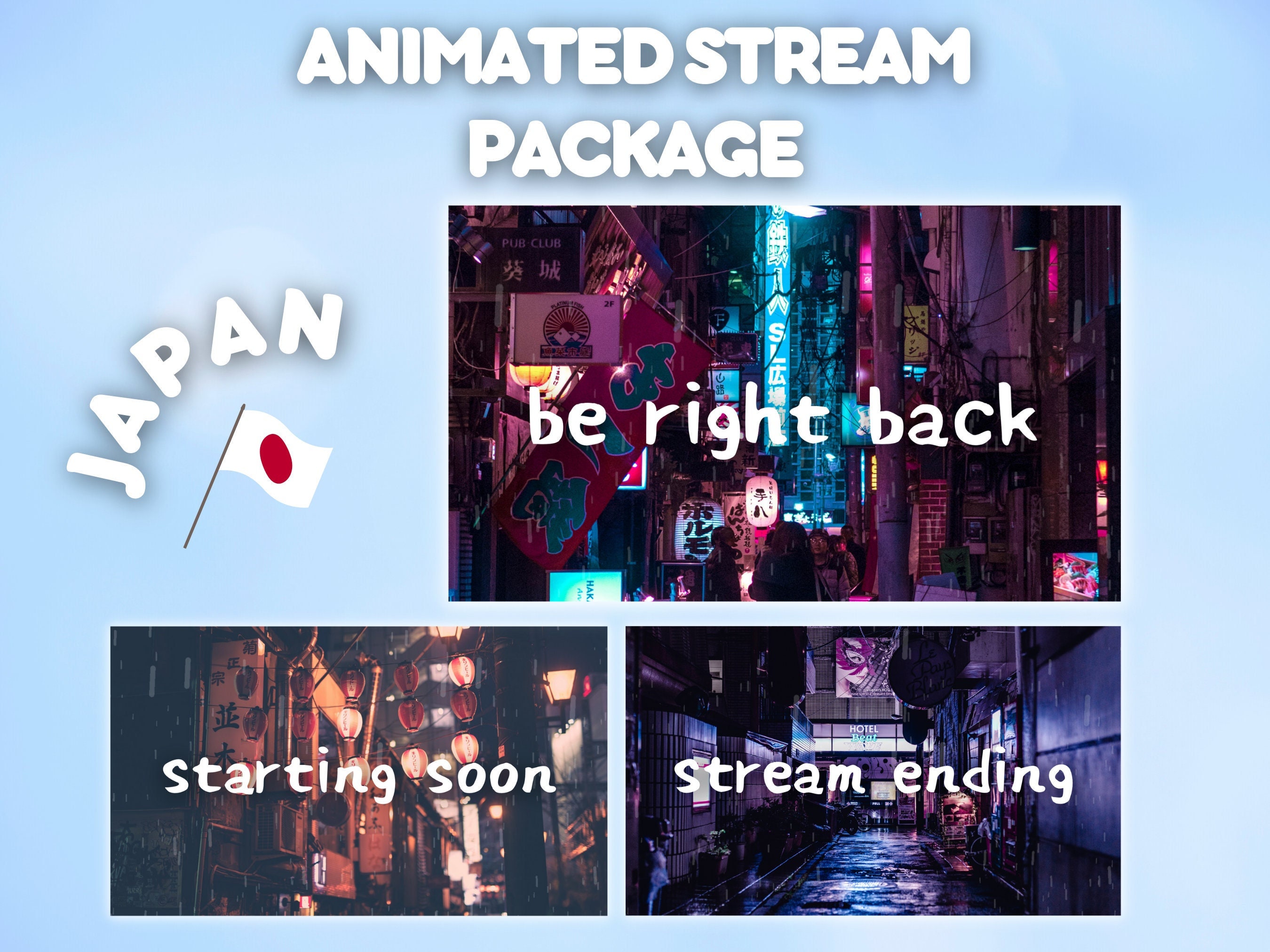 Japan Twitch Screen Starting Screen Twitch, Japan Animated Be Right ...
