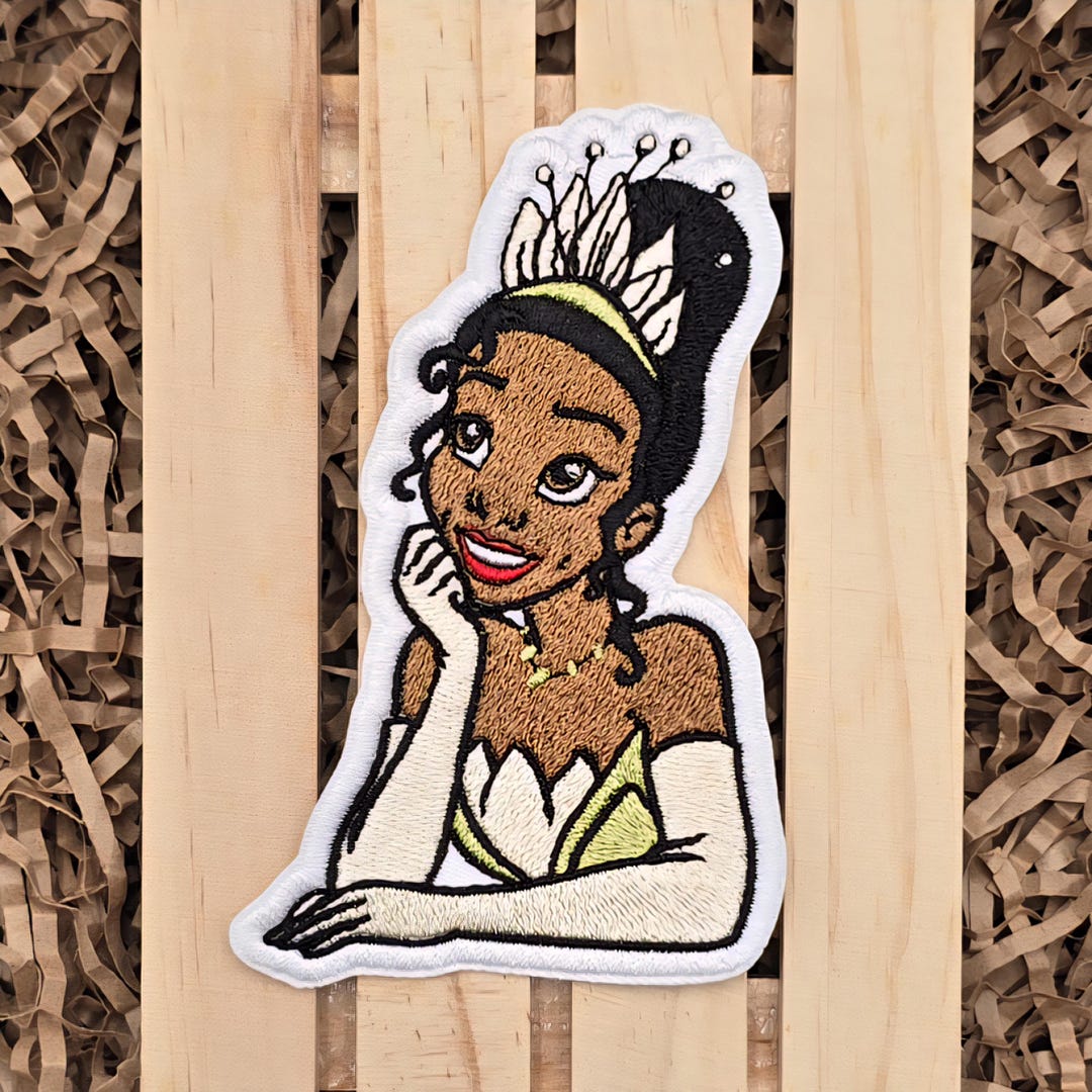 Princess Tiana Patch, Embroidery Patch, Patches for Clothing, Jackets ...