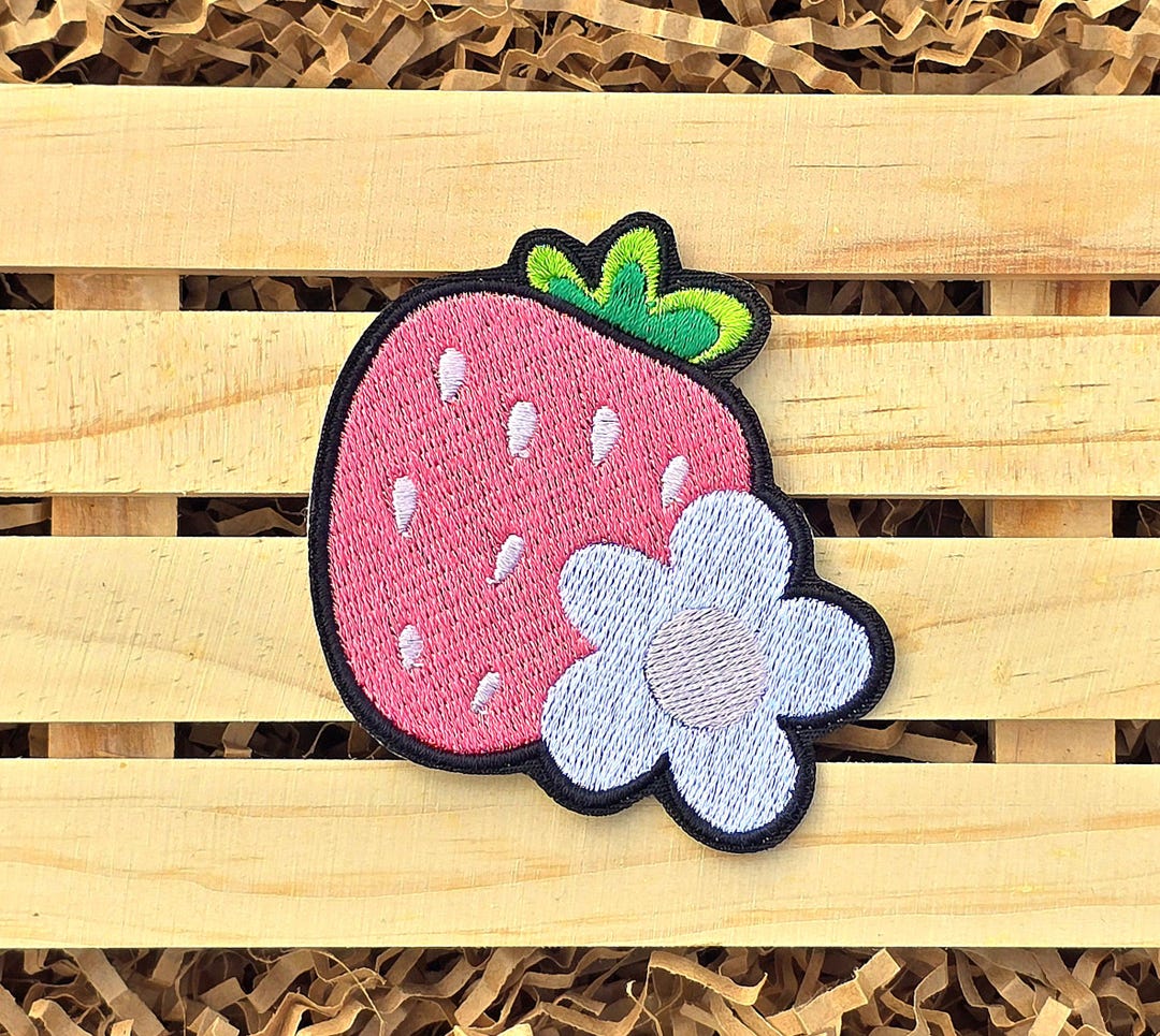 Strawberry Patch, Fruit Patches, Embroidery Patch, Patches for Clothing ...