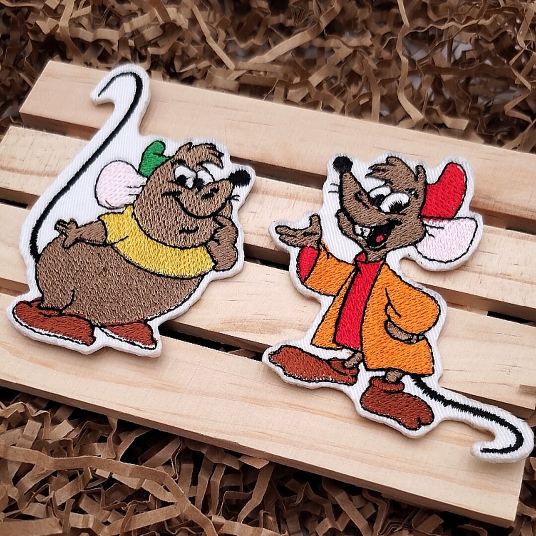 Sprinklestitchery Cinderella Jaq and Gus Mouse Embroidered Sewing on ...