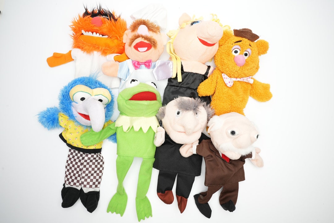 Complete Set of 8 Rare Muppets Hand Puppets - Exclusive Albert Heijn ...