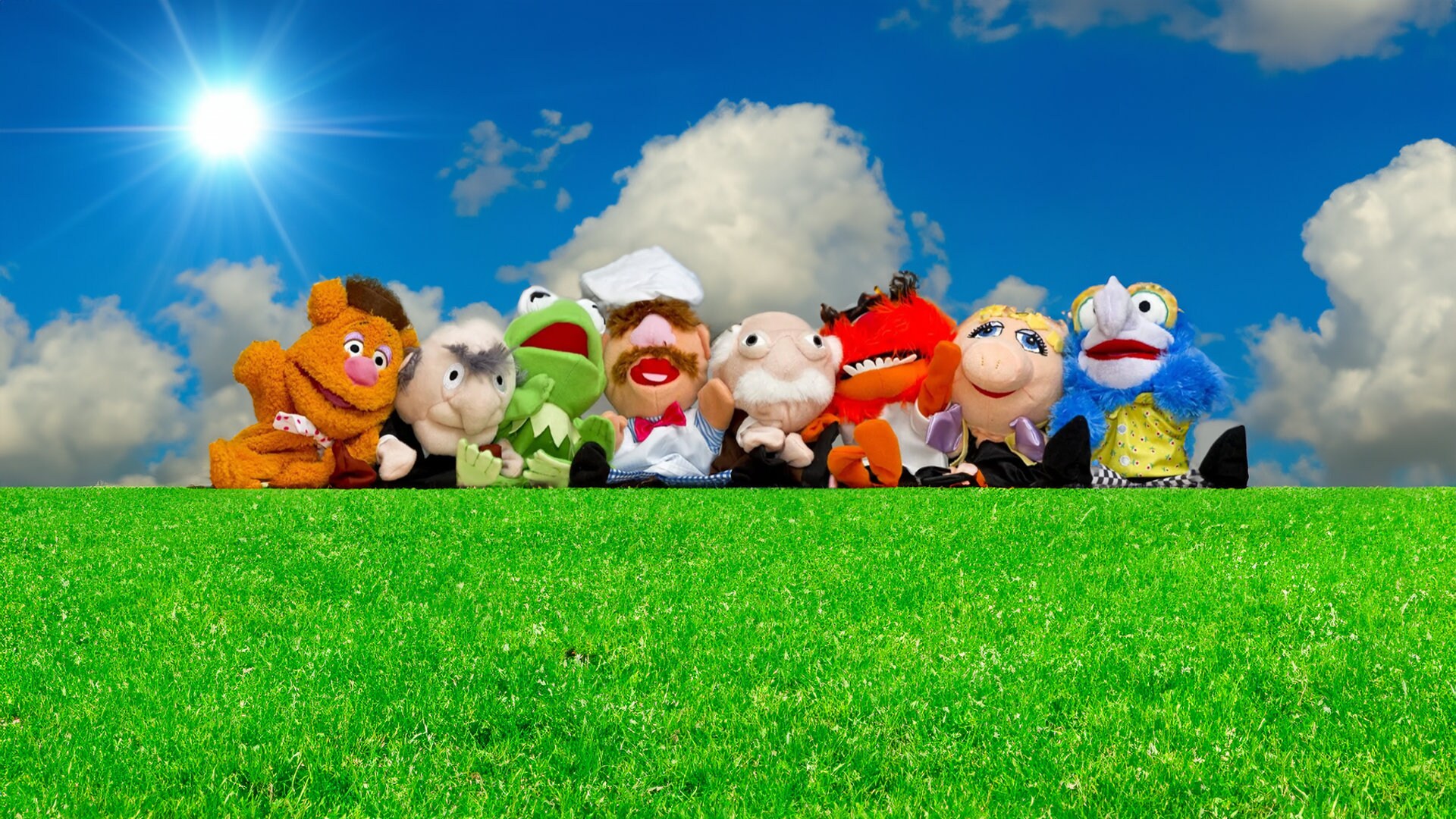 Rare Disney MUPPETS Loose Hand Puppets Hand Puppets Plush Set: Miss ...