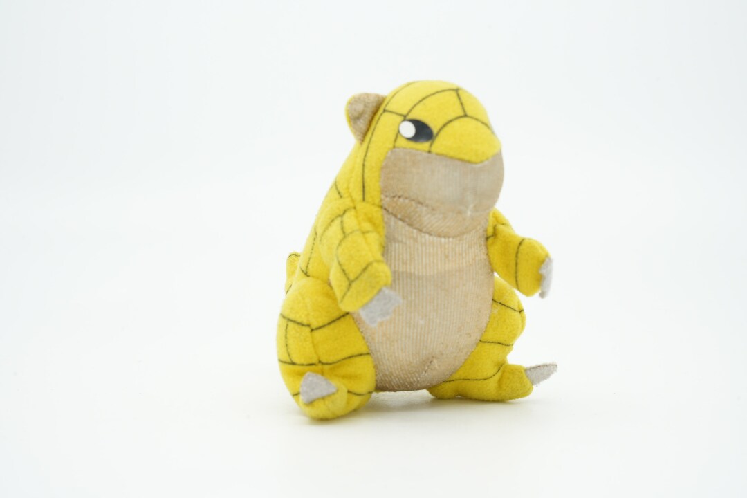 Vintage Pokemon Plush Sandshrew | Original Pokemon Plush | Retro Plush ...