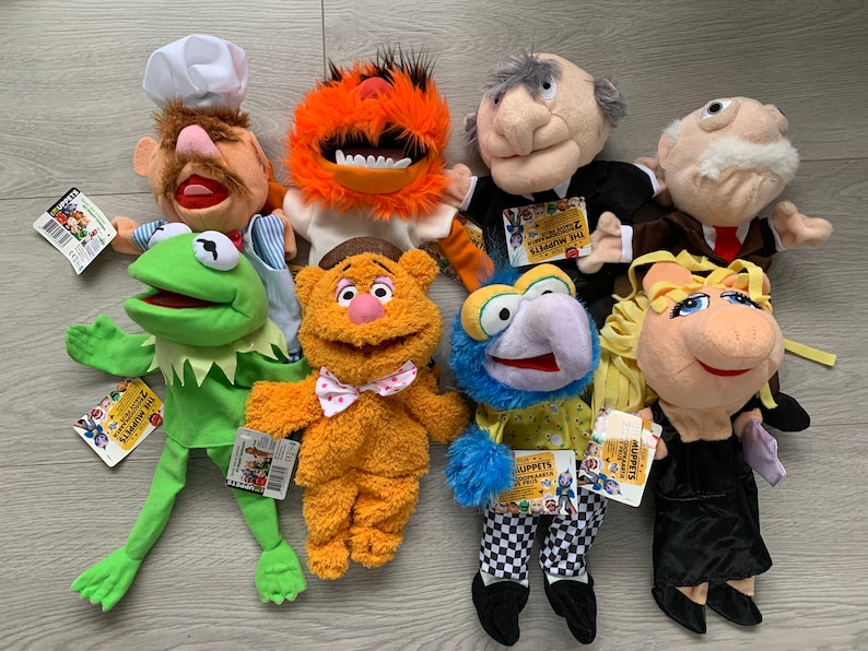 Complete Set of 8 Rare Muppets Hand Puppets - Exclusive Albert Heijn ...