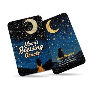 Moon's Blessing Oracle - Oracle Cards - Guided by Moonlight, Inspired ...