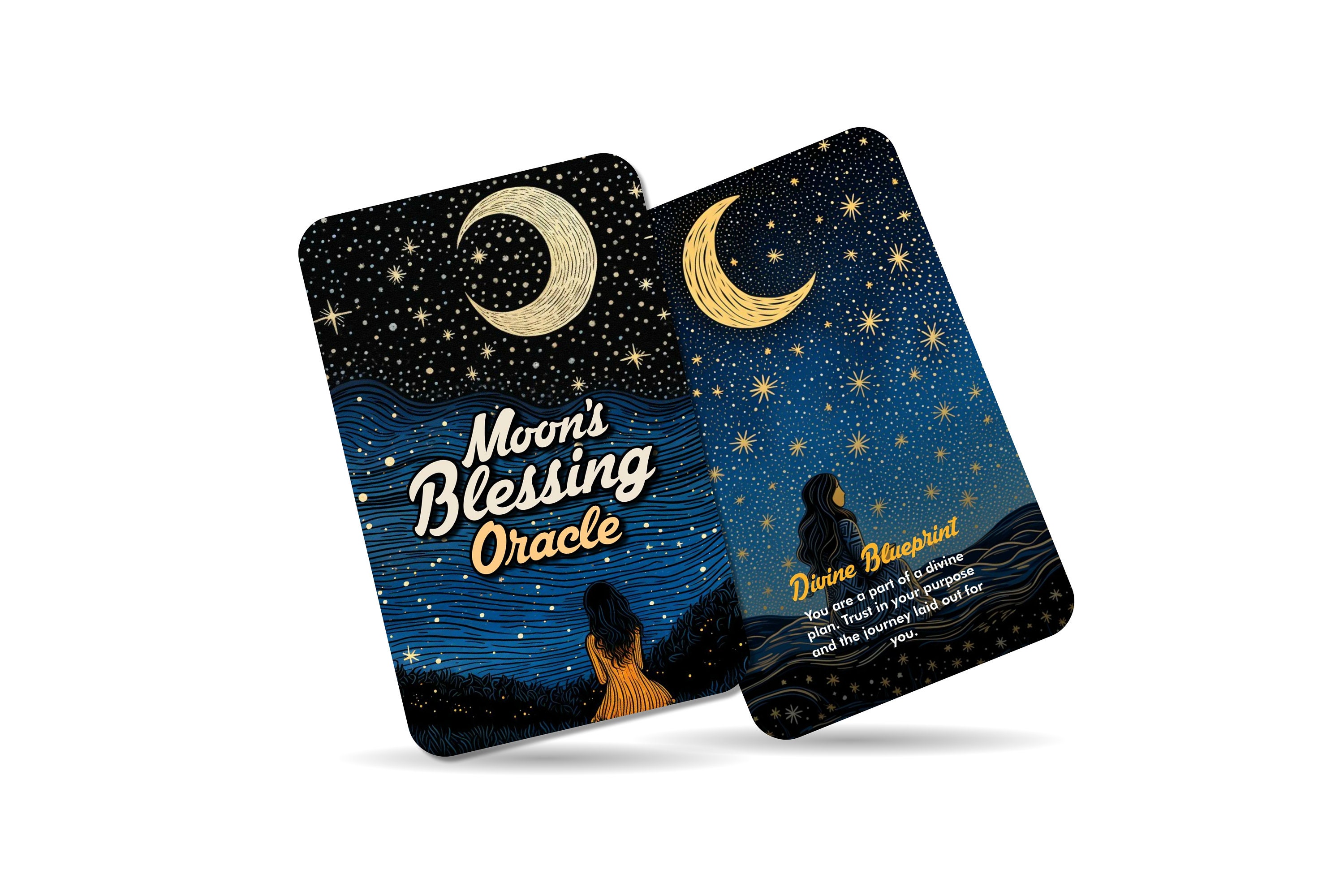 Moon's Blessing Oracle - Oracle Cards - Guided by Moonlight, Inspired ...
