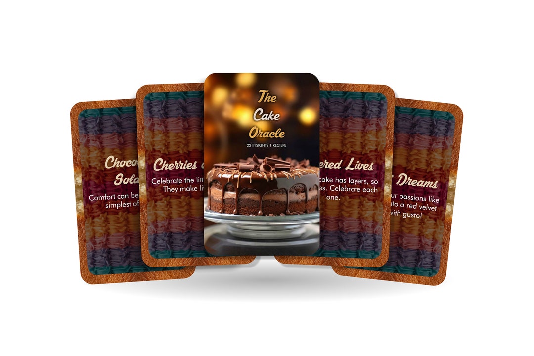 The Cake Oracle - Twenty Two Insights and One Recipe - Divination Tools ...