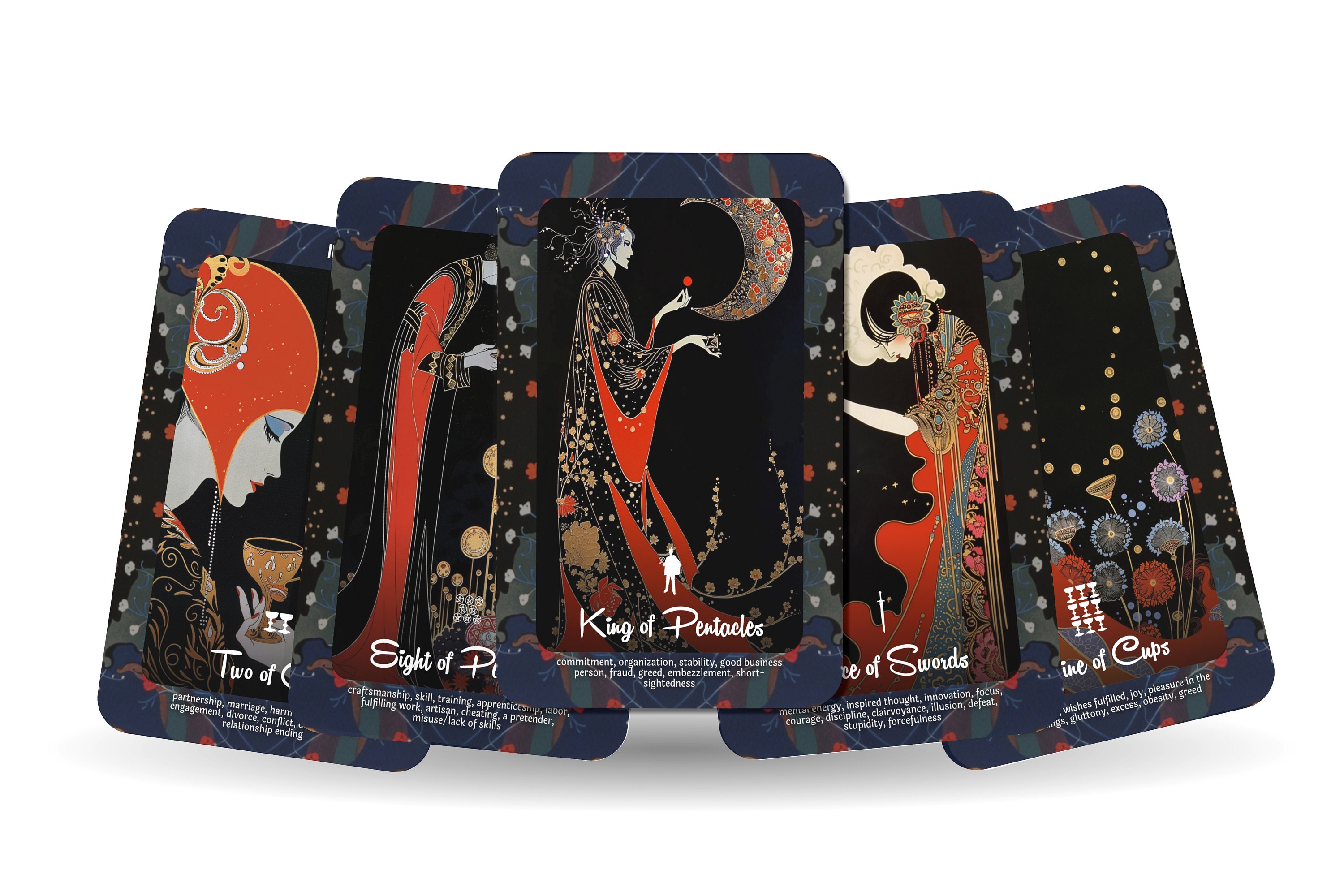 Divine Silhouettes Tarot - A Masterpiece of Art Deco Elegance - 78 ...