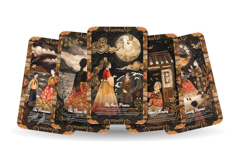 The Story of Sim Chung - 22 Oracle Cards - Experience Devotion and the ...