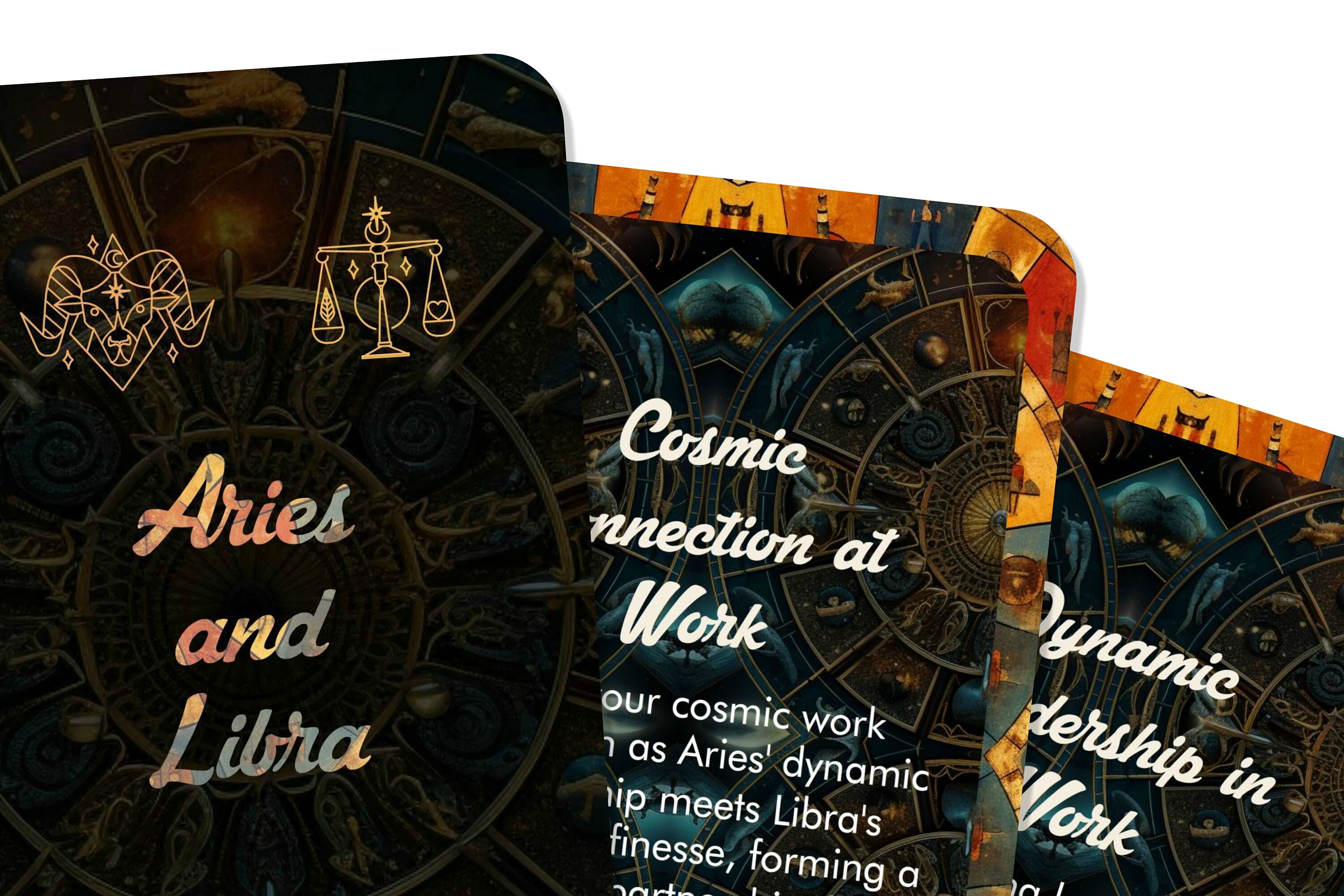 Aries and Libra Oracle Zodiac Compatibility Divination Tools Oracle ...