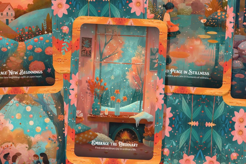 Wonderful World Oracle Cards - Mindfulness Cards - Divination Tools - Etsy