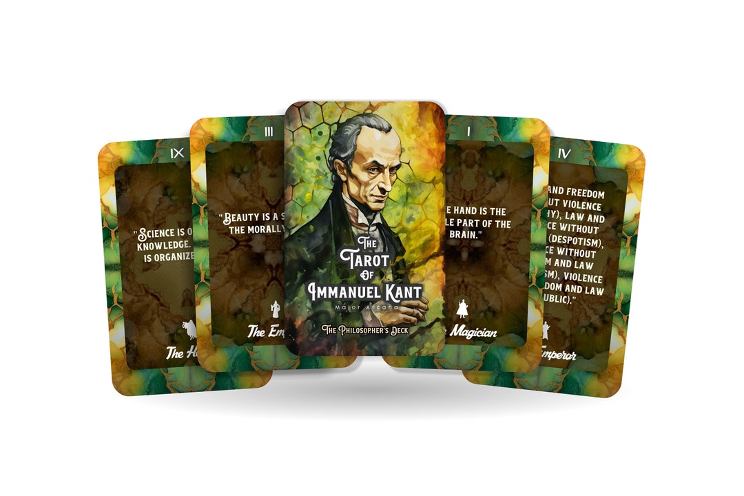 The Tarot of Immanuel Kant - the Philosopher's Deck - Divination Tools ...