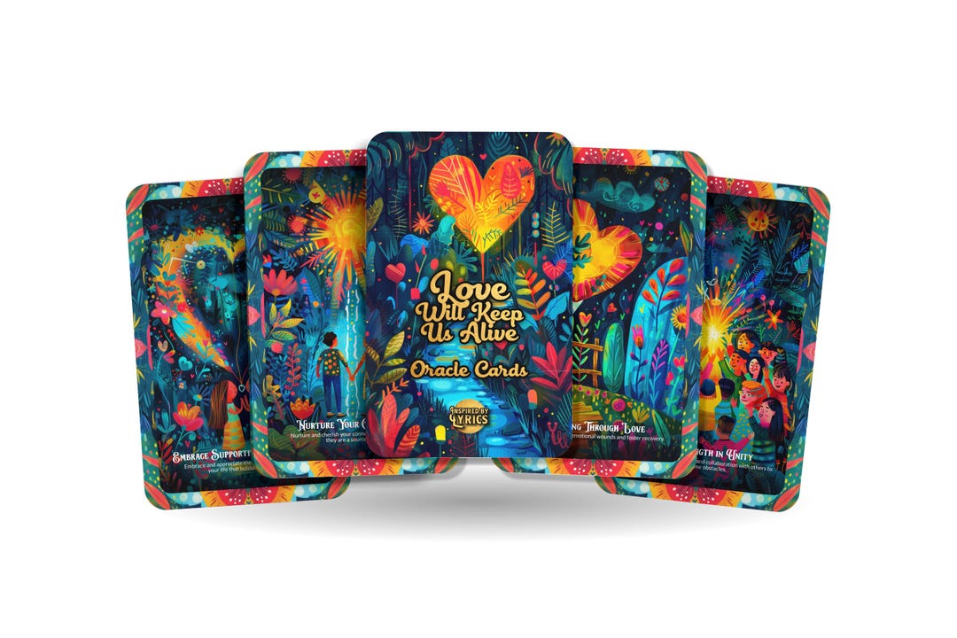Love Will Keep Us Alive Oracle Cards - the Power of Love and the ...