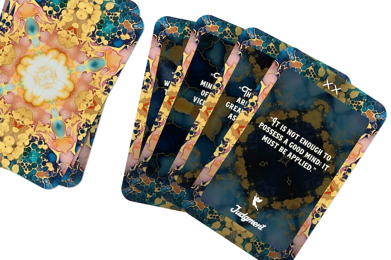 The Tarot of René Descartes the Philosopher's Deck - Etsy