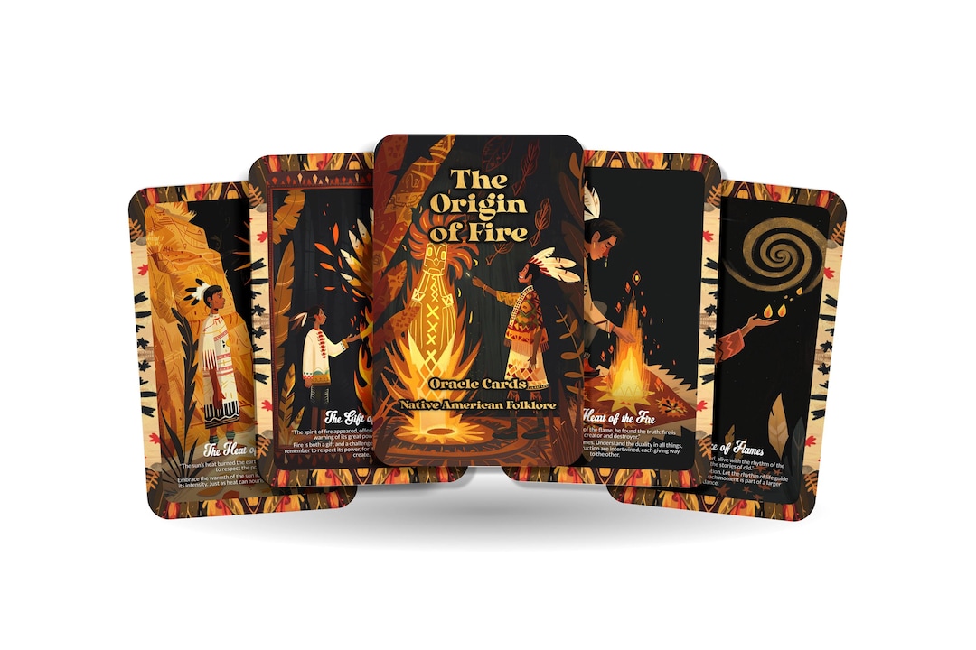 The Origin of Fire - 22 Oracle Cards - Ignite Transformation With ...