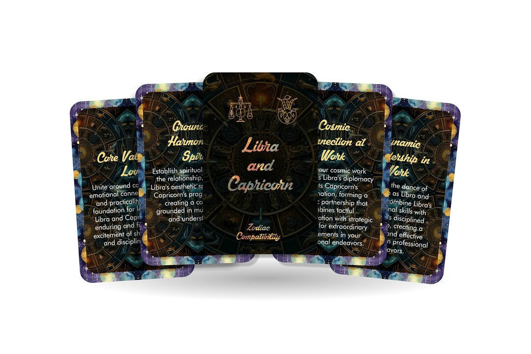 Libra and Capricorn Oracle - Zodiac Compatibility - Divination Tools ...