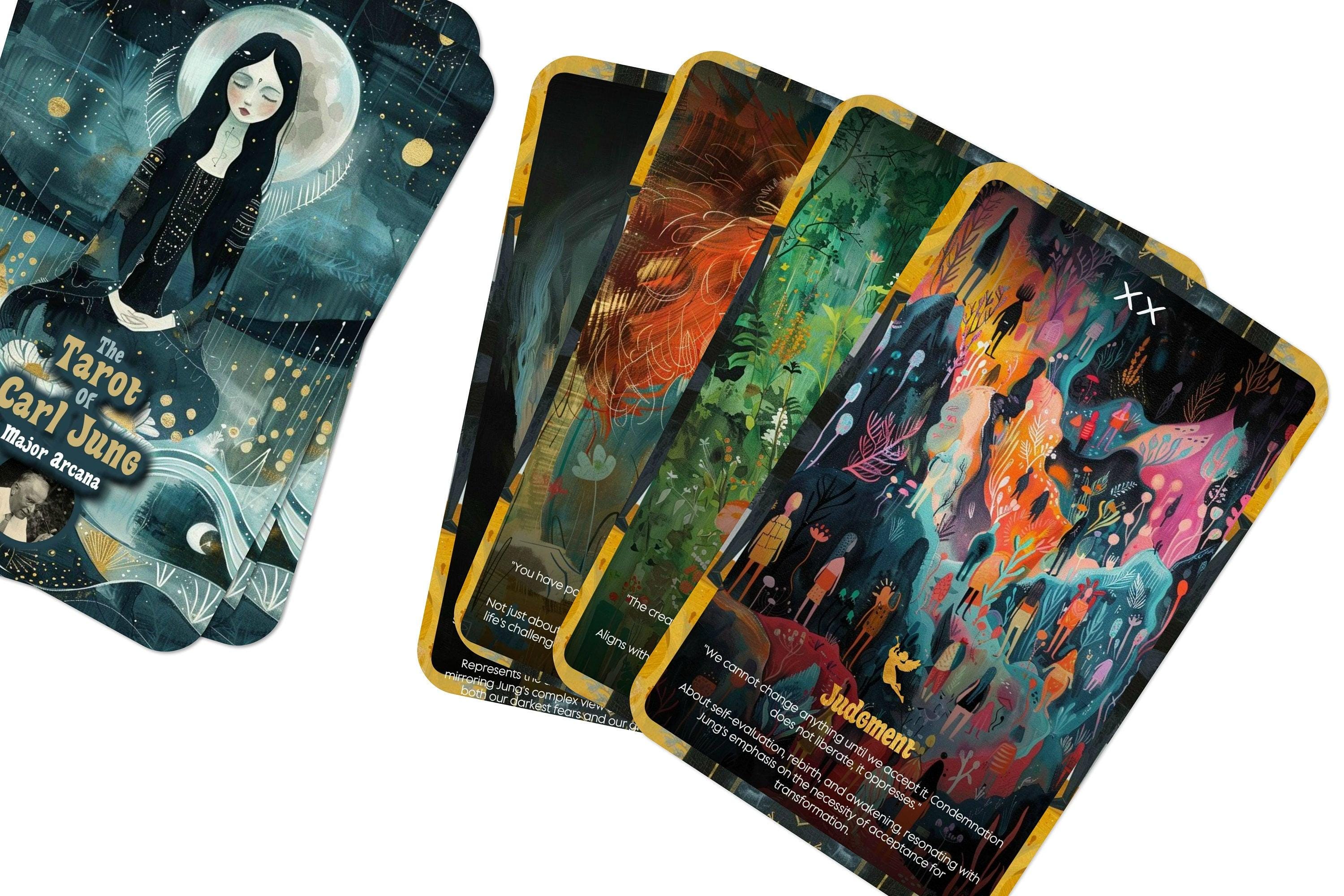 The Tarot of Carl Jung - Major Arcana - A Journey Through the Psyche - Etsy