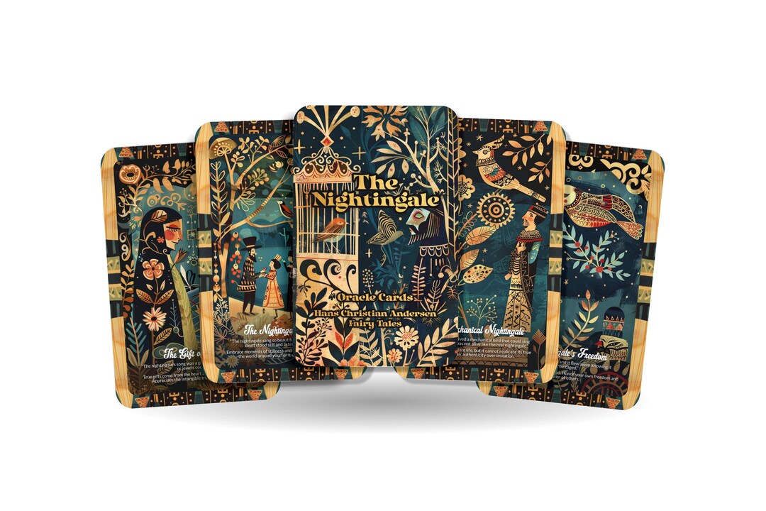 The Nightingale - 22 Oracle Cards - Awaken Beauty, Grace, and the Power of Song - Etsy