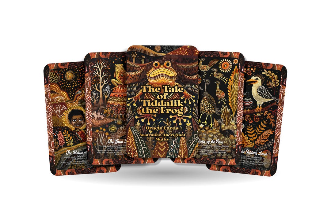 The Tale of Tiddalik the Frog - 22 Oracle Cards - Restore Balance ...