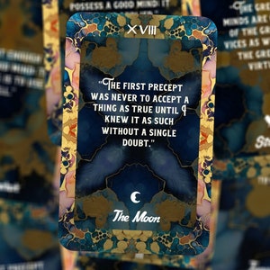 The Tarot of René Descartes the Philosopher's Deck Divination Tools ...