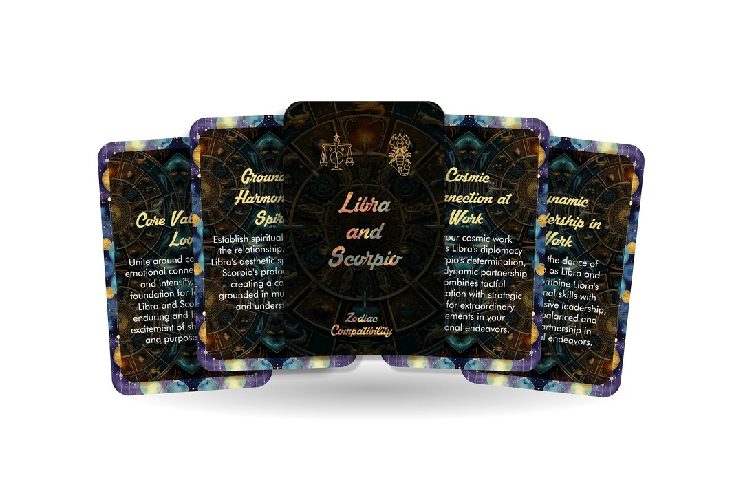 Libra and Scorpio Oracle - Zodiac Compatibility - Divination Tools ...