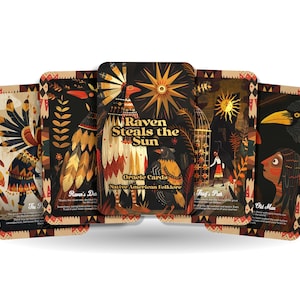 Raven Steals the Sun - 22 Oracle Cards - Illuminate Your Path With ...