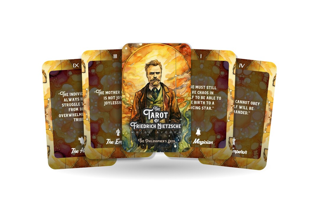 The Tarot Friedrich Nietzsche - the Philosopher's Deck - Divination ...