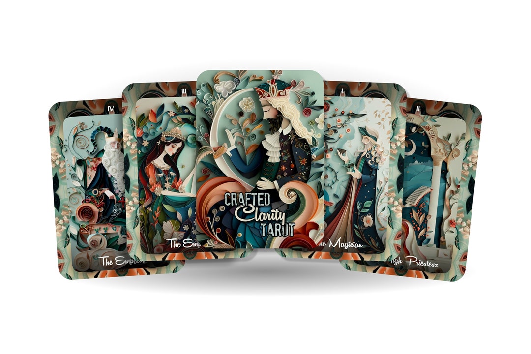 Crafted Clarity Tarot - 78 Cards - Tarot - Tarot Deck - Fortune Telling ...