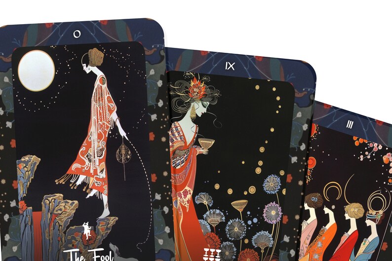 Divine Silhouettes Tarot - A Masterpiece of Art Deco Elegance - 78 ...