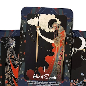 Divine Silhouettes Tarot - A Masterpiece of Art Deco Elegance - 78 ...
