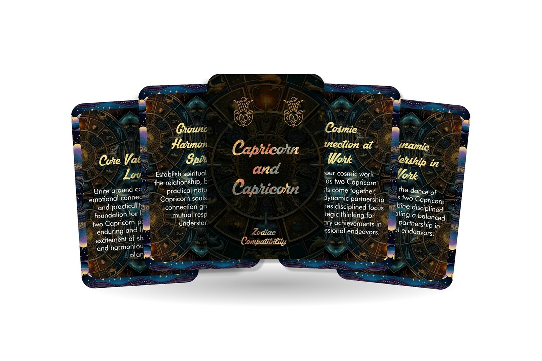 Capricorn and Capricorn Oracle - Zodiac Compatibility - Divination ...