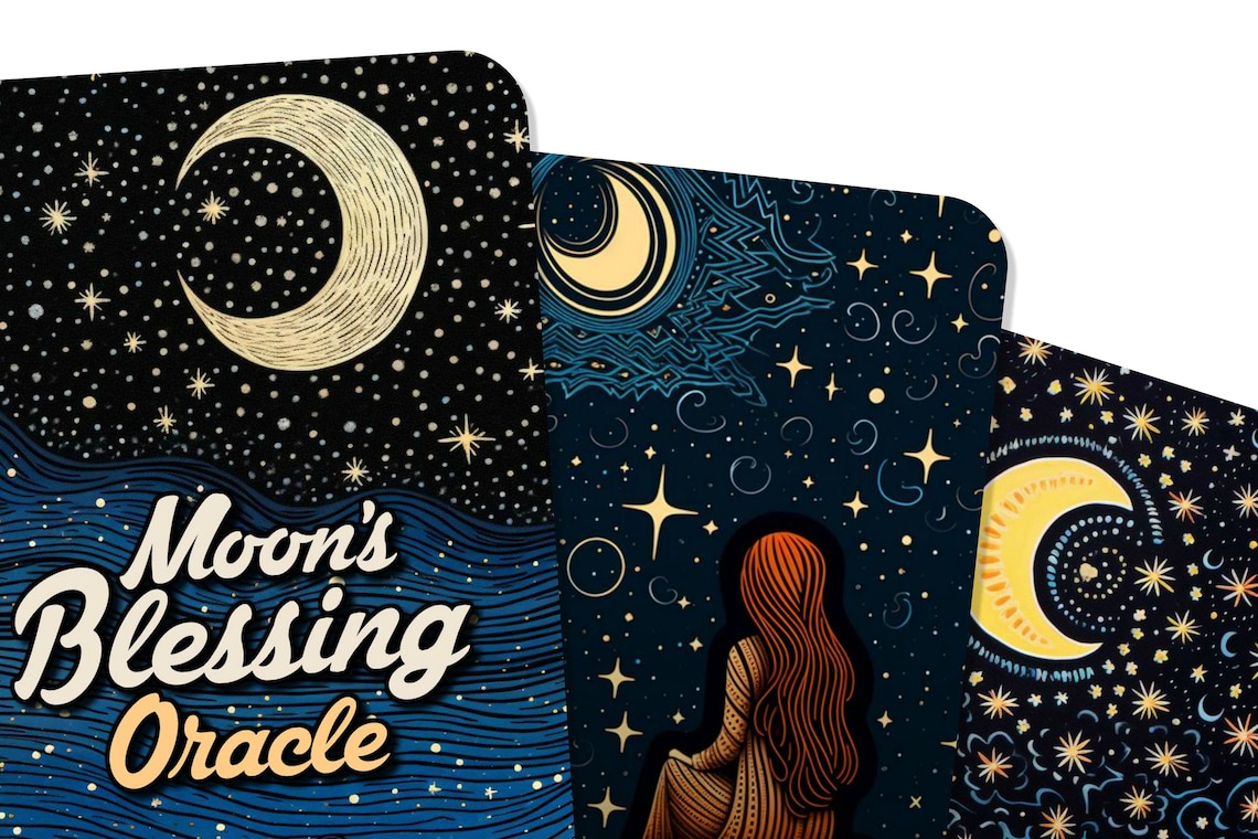 Moon's Blessing Oracle Oracle Cards Guided by Moonlight, Inspired by ...