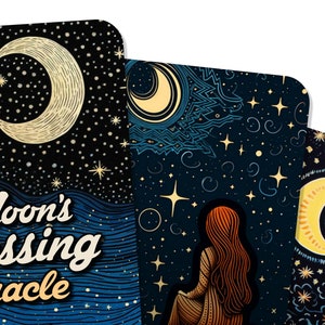 Moon's Blessing Oracle - Oracle Cards - Guided by Moonlight, Inspired ...