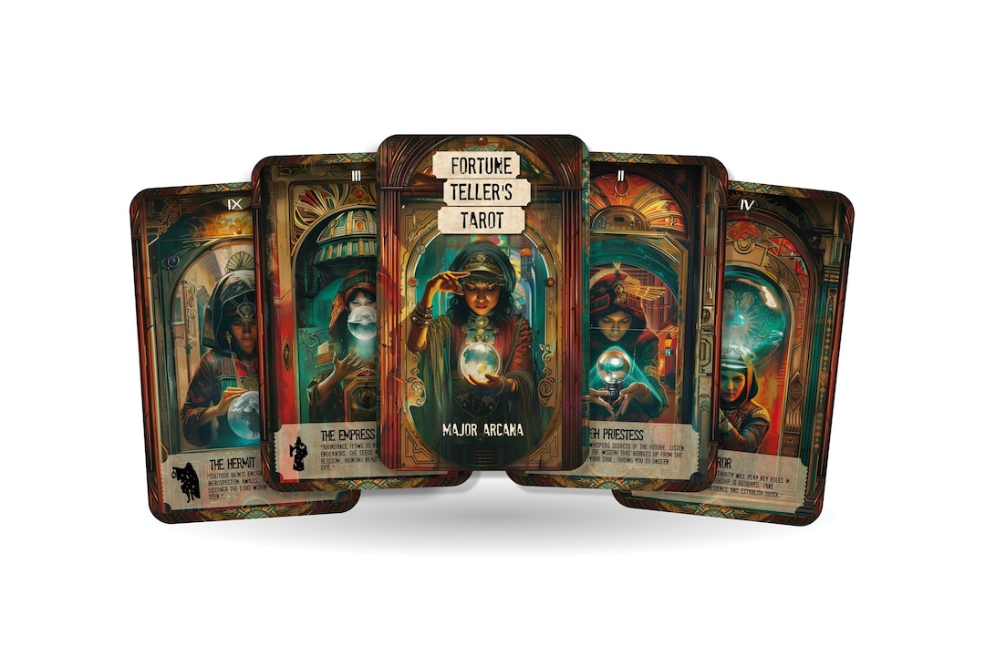 Fortune Teller's Tarot - Major Arcana - Unveiling Destiny Through ...