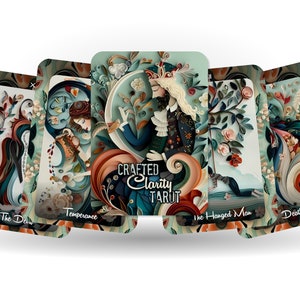 Crafted Clarity Tarot - 78 Cards - Tarot - Tarot Deck - Fortune Telling ...